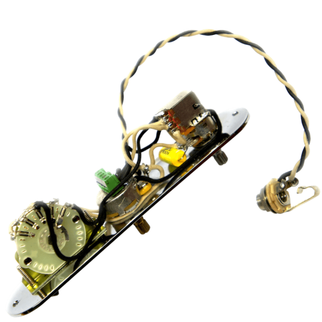 6 Tone Telecaster pre-wired control plate - TinyTone