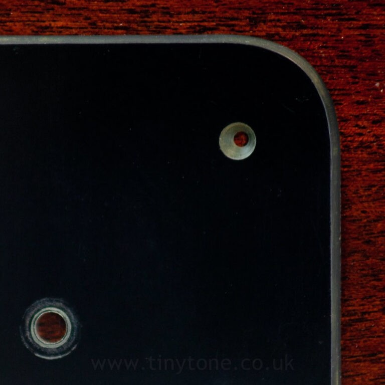 Bakelite Black Pickguard Blank Sheet 300x300mm - TinyTone
