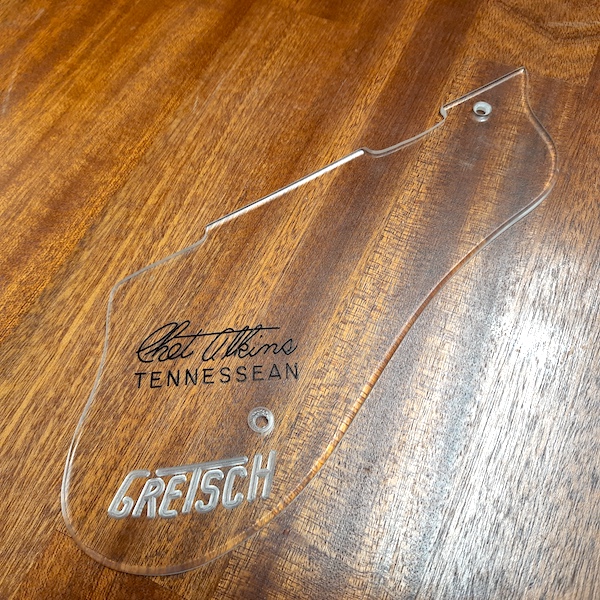 Replica Gretsch engraved pickguards made the traditional way - TinyTone